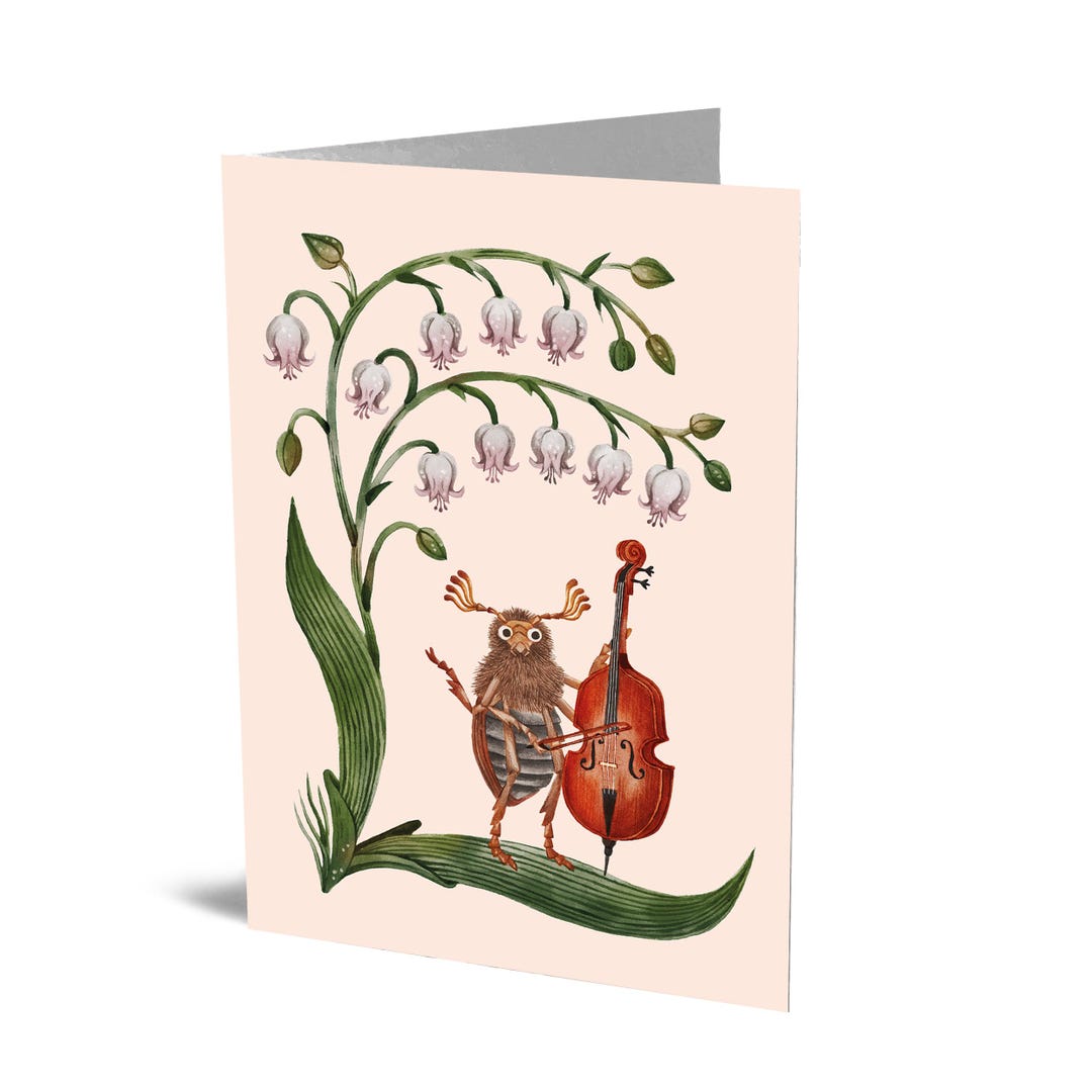 Kaart Mei (meikever En Lelietje-van-dalen) - Etsy