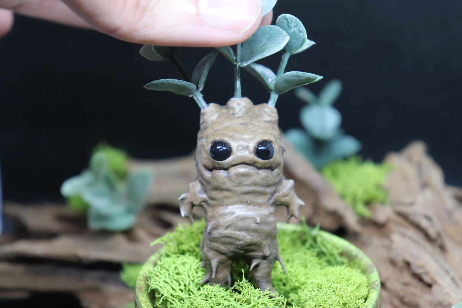 Mandrake Plant Stylized Baby Mandragora Magic Herbology - Etsy