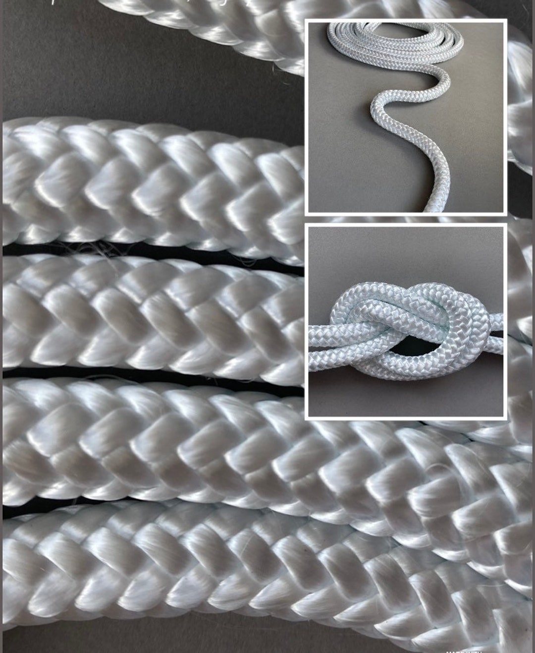 10 Mm Rope Cord, Woven Kapron Cord, Rope Massiv Braided, DIY Rainbows ...