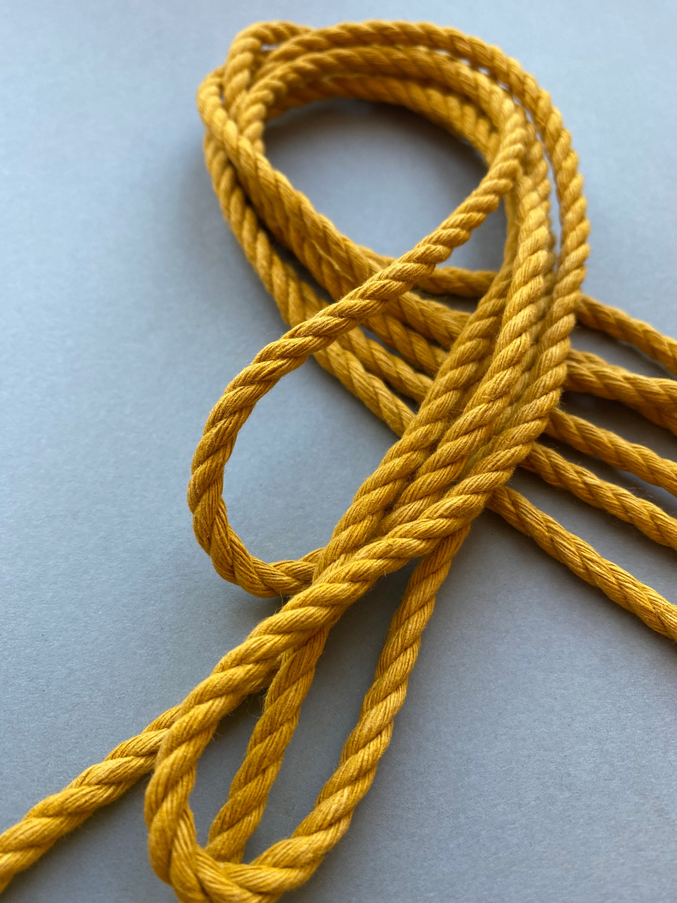 4 Mm Macrame Twisted Rope 3 Strand Macrame Cord Planthanger - Etsy