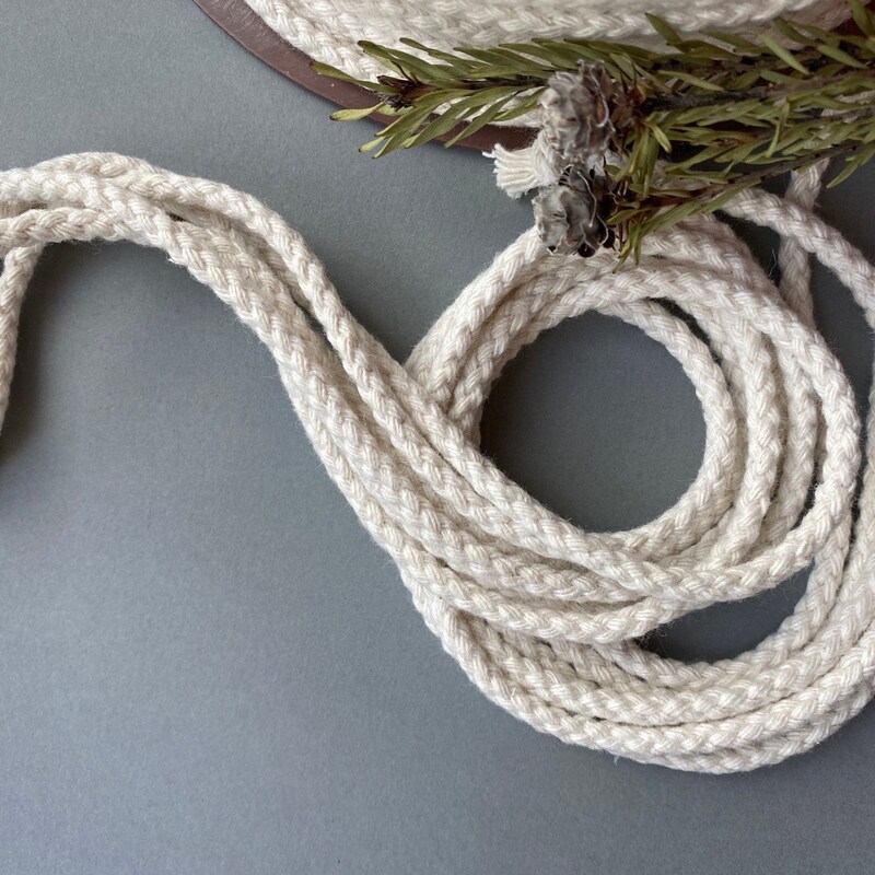 Natural Cotton Cord - Etsy