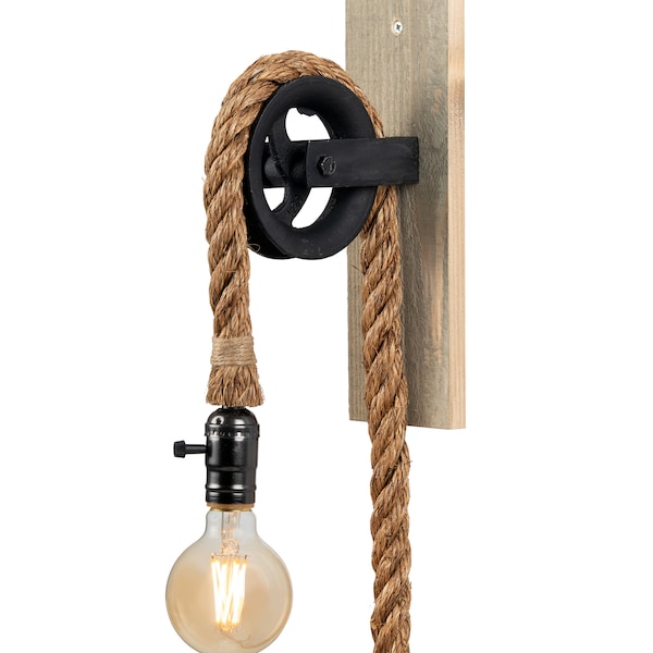 Pulley Lamp - Etsy