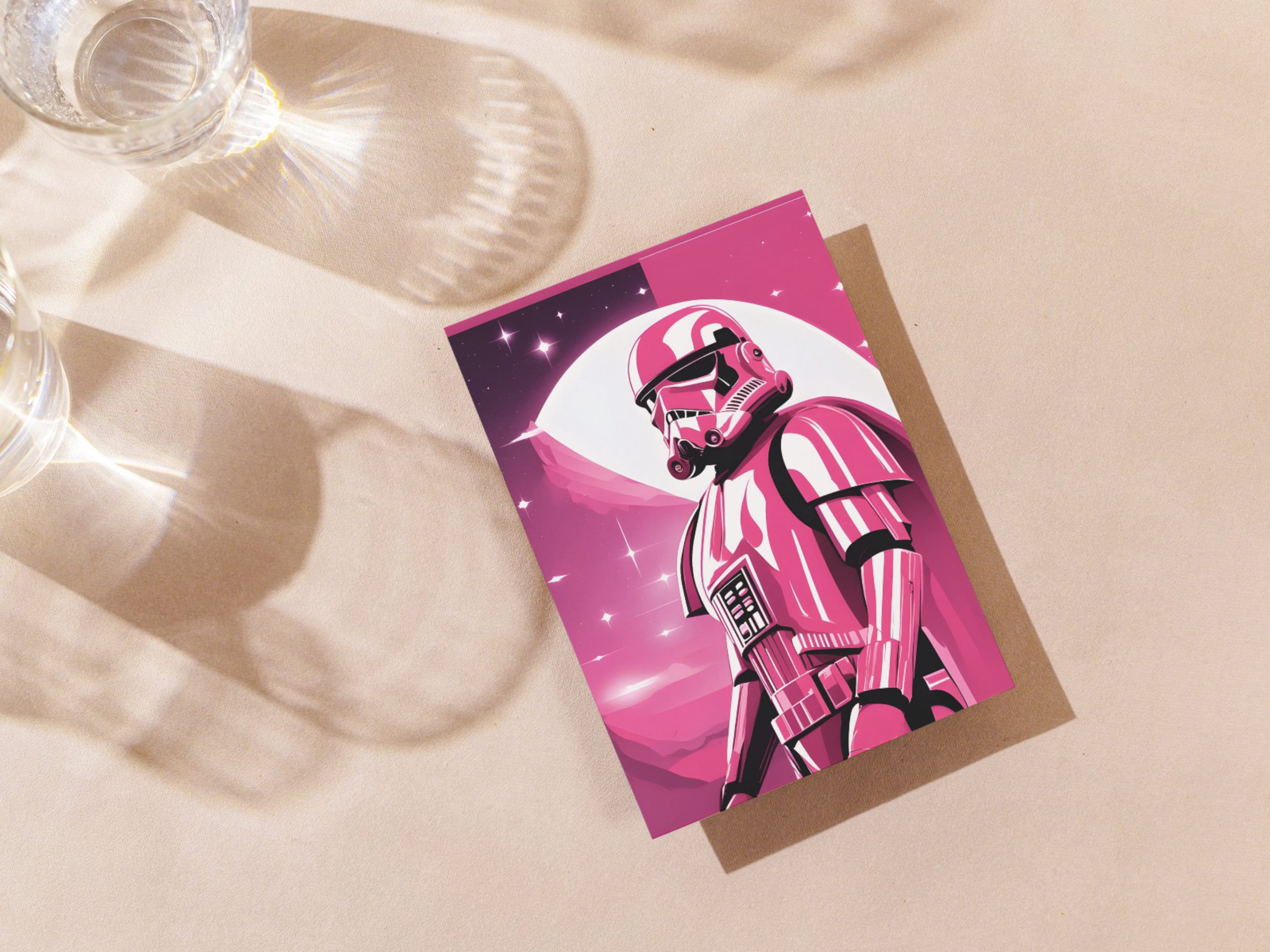 Star Wars Poster Star Wars PNG Pink Storm Trooper Digital Download Wall ...