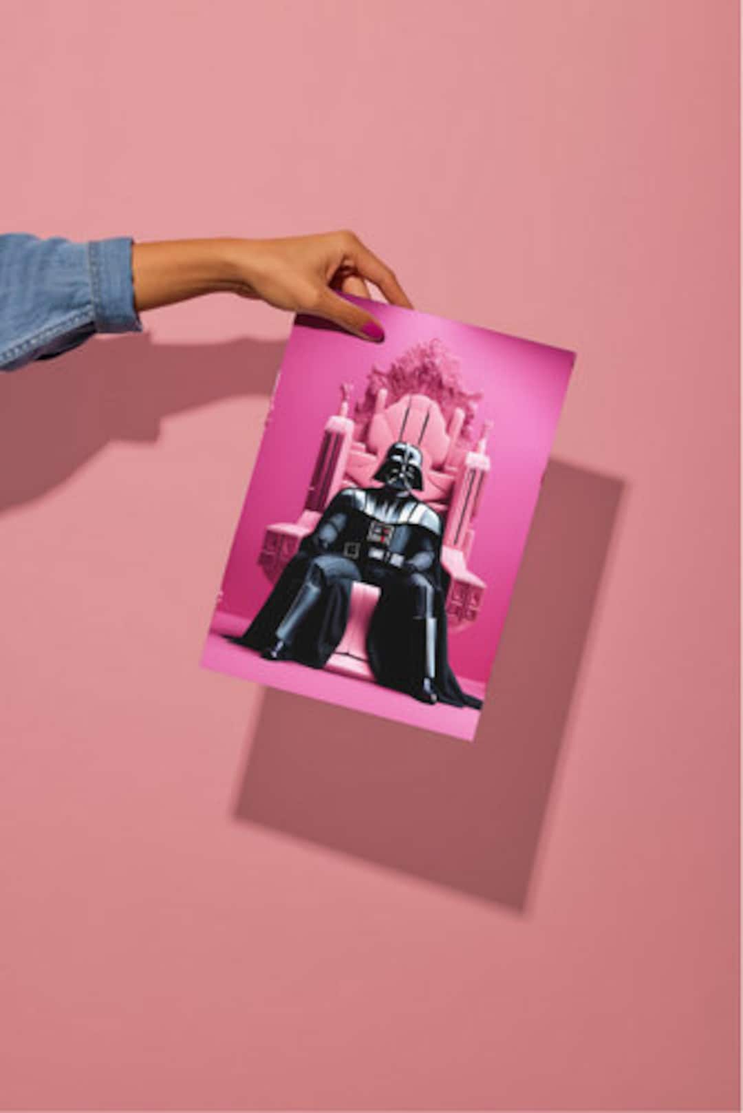 Star Wars Poster Pink Darth Vader Print Star Wars Merch Star Wars PNG ...