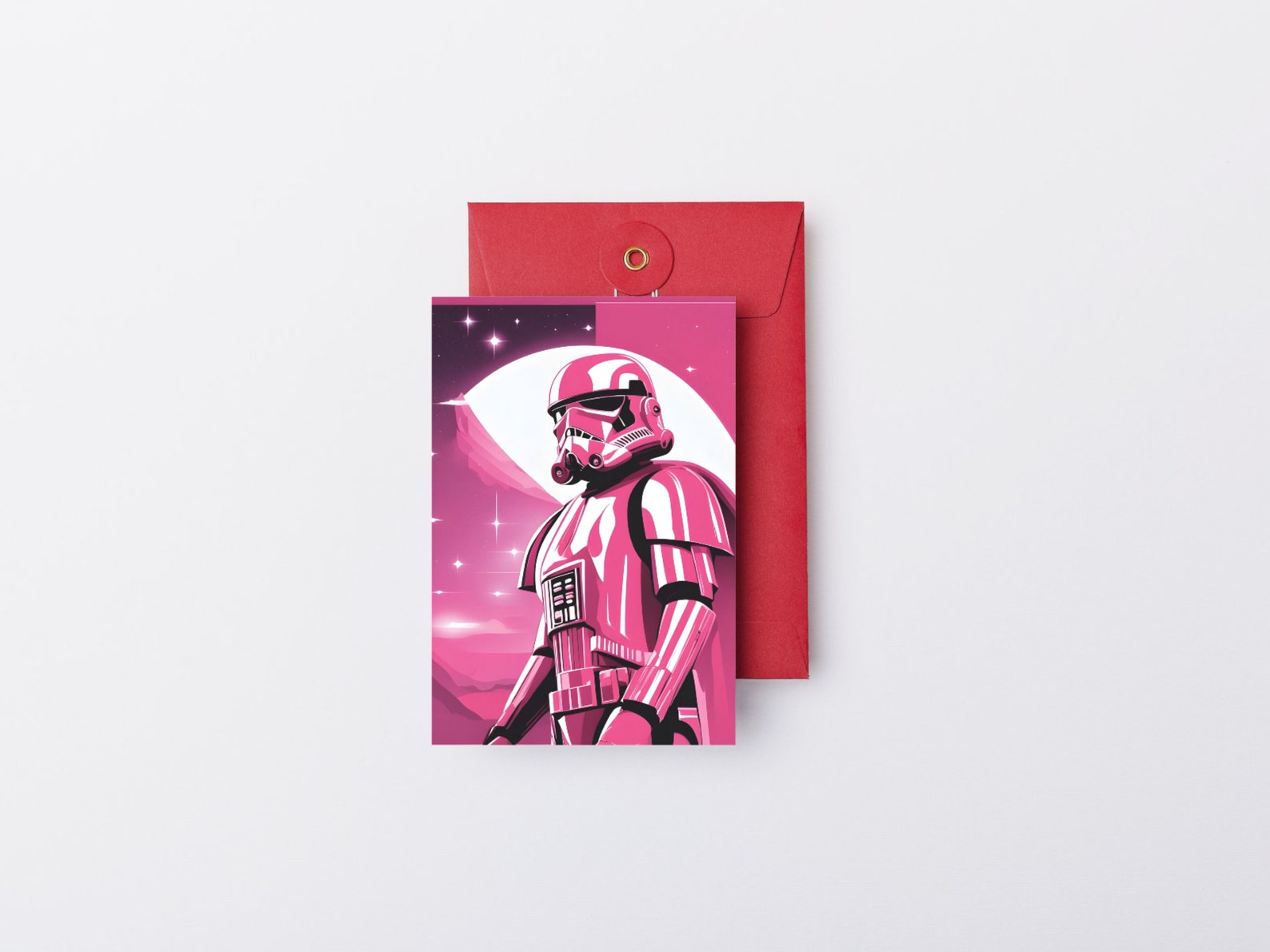 Star Wars Poster Star Wars PNG Pink Storm Trooper Digital Download Wall ...