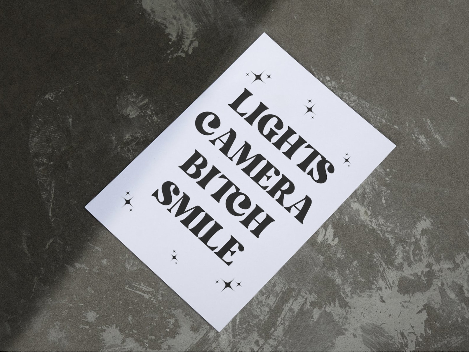 Taylor Swift Prints Lights Camera Smile Tortured Poets Department Wall ...