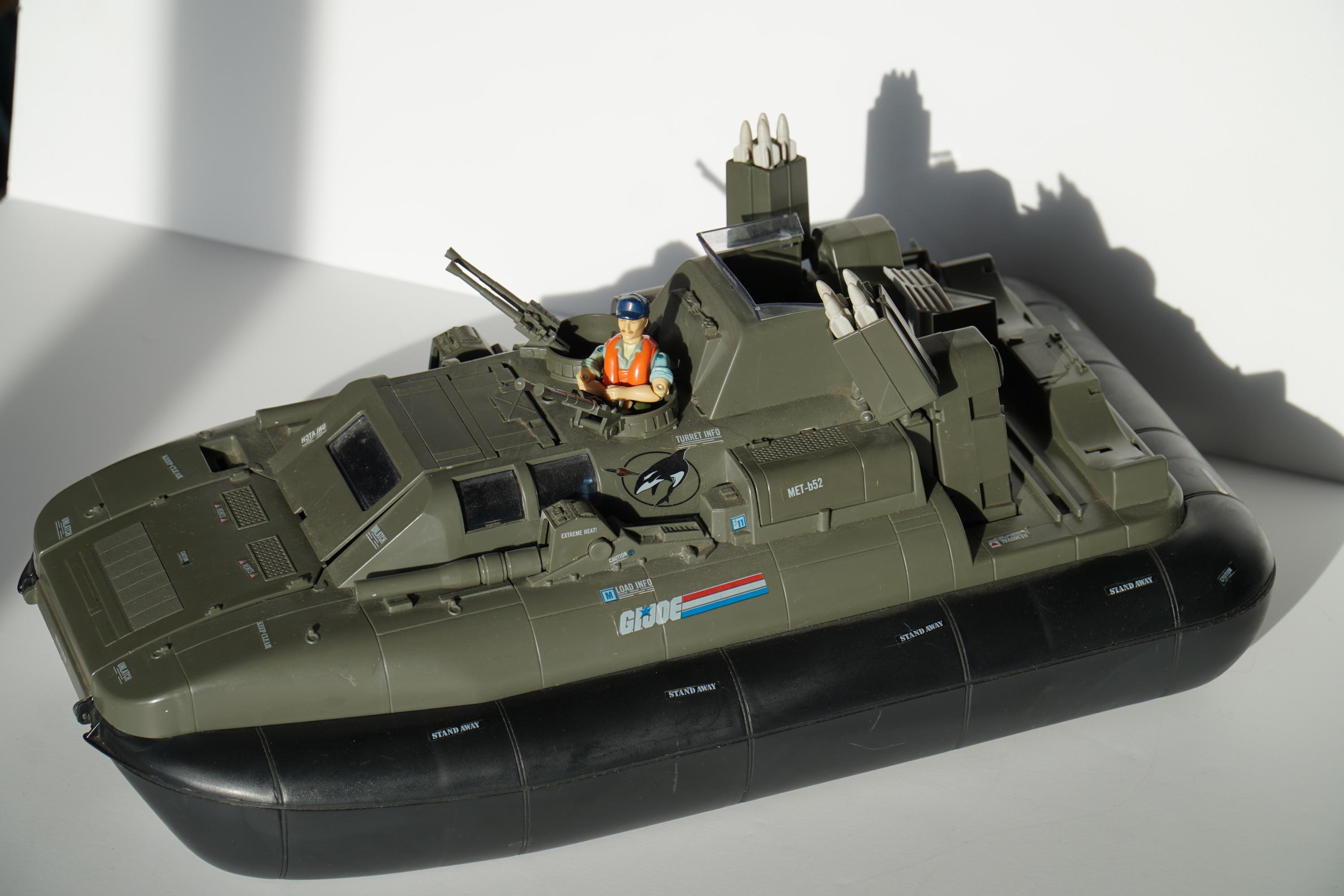 Vintage Killer W.H.A.L.E. W/ Cutter Action Figure G.I. Joe 1984 Hovercraft Incomplete - Etsy