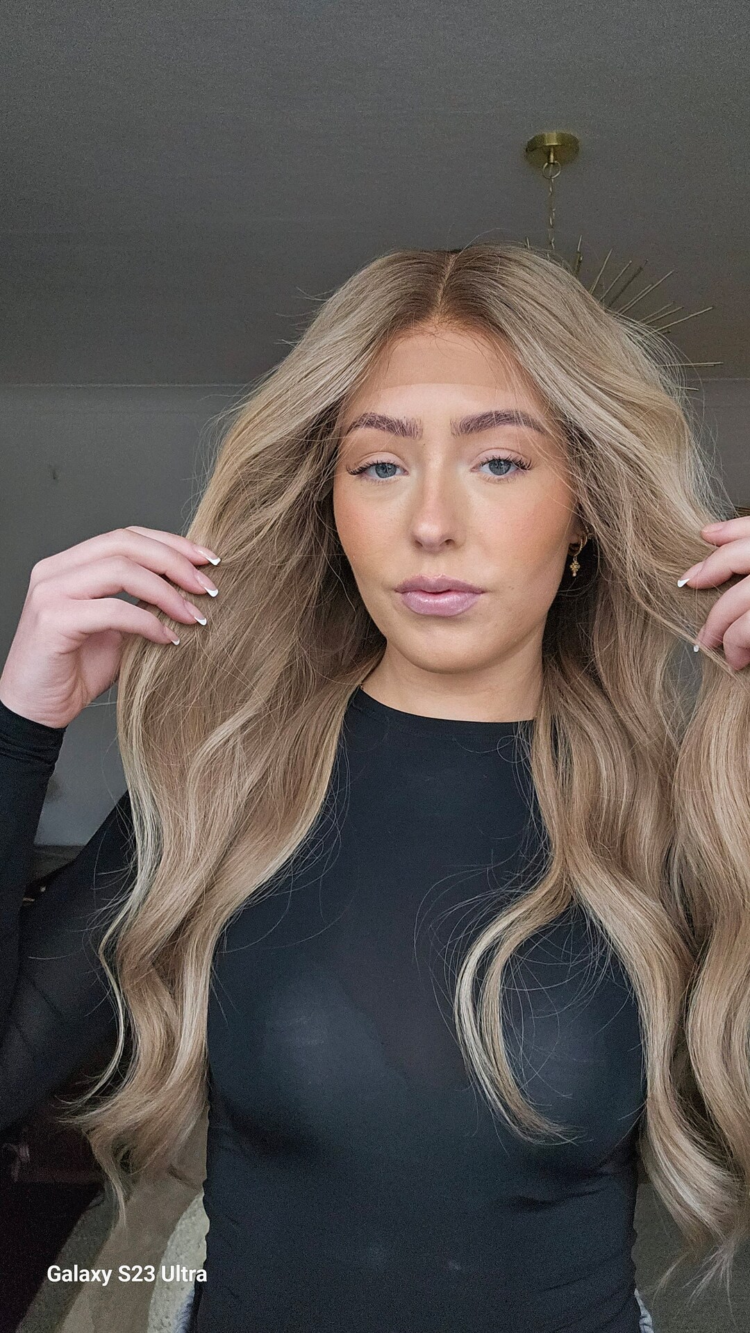 BROOKE Premium Fakescalp Handmade Lace Front BEIGE Blonde Wig With ...