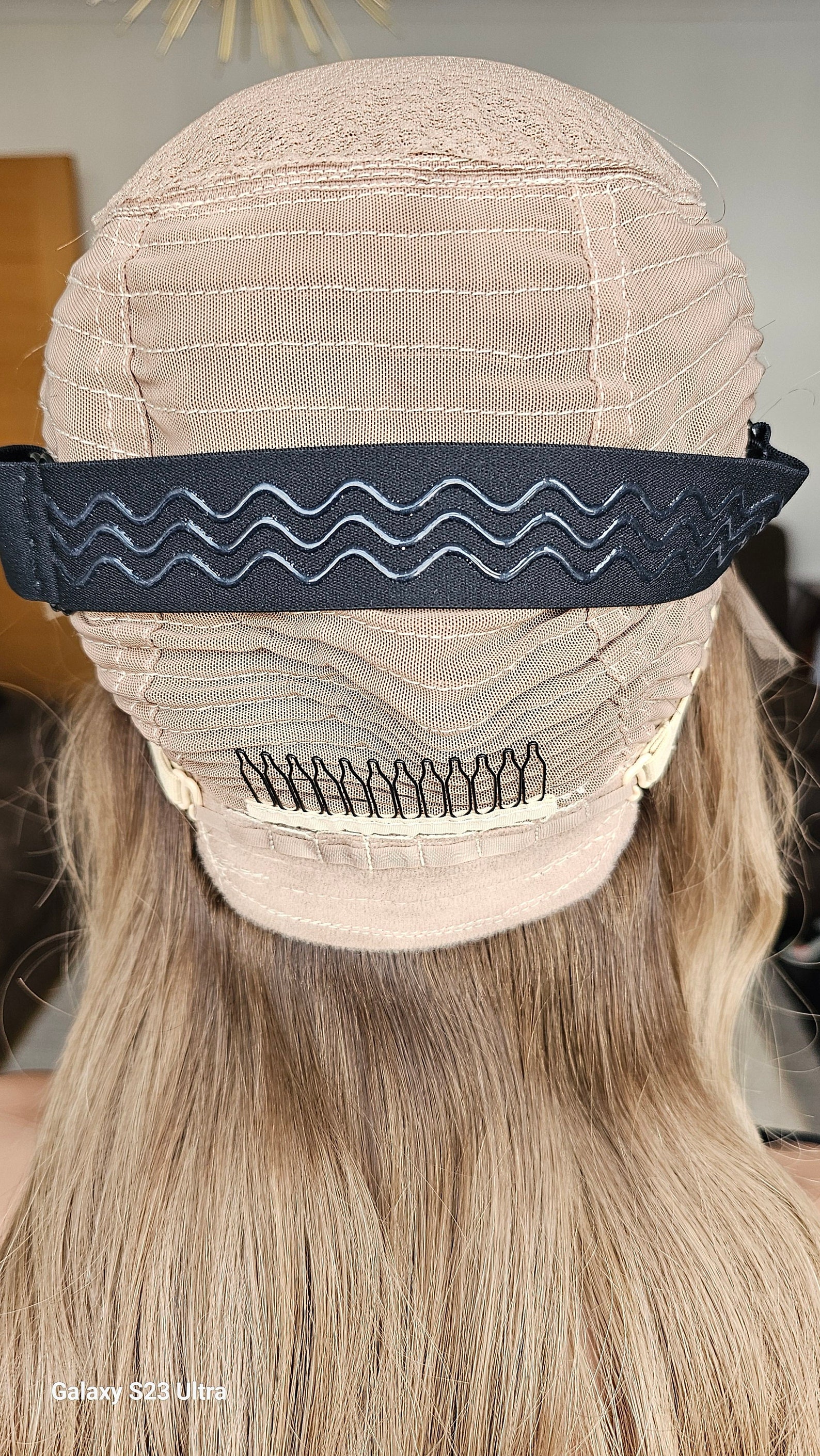 ASHLEIGH Premium Fakescalp Handmade Lace Front BEIGE Blonde High ...