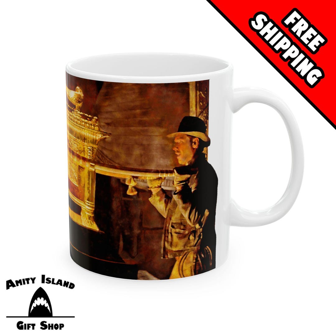 Somewhere in Tanis Raiders of the Lost Ark Inspired Mug - Indiana Jones ...