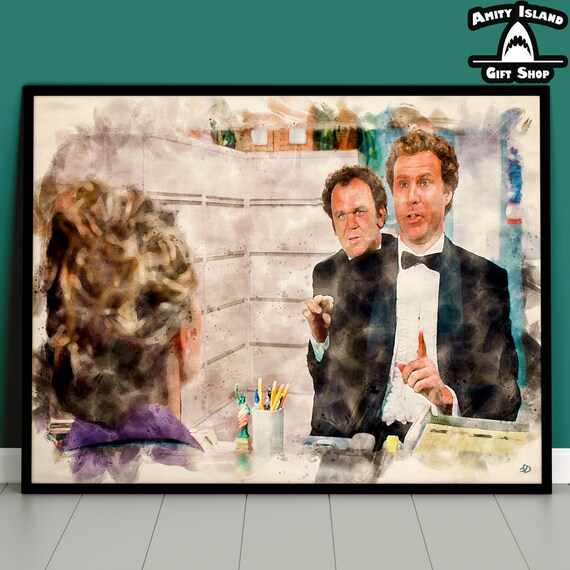 Step Brothers Wall Print / Shut Your Mouth / Home Office Art | Etsy