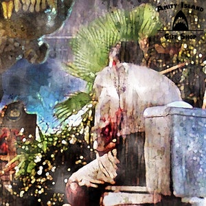 Jurassic Park Bathroom Scene / T-rex Funny Art / Bathroom Artwork / T ...