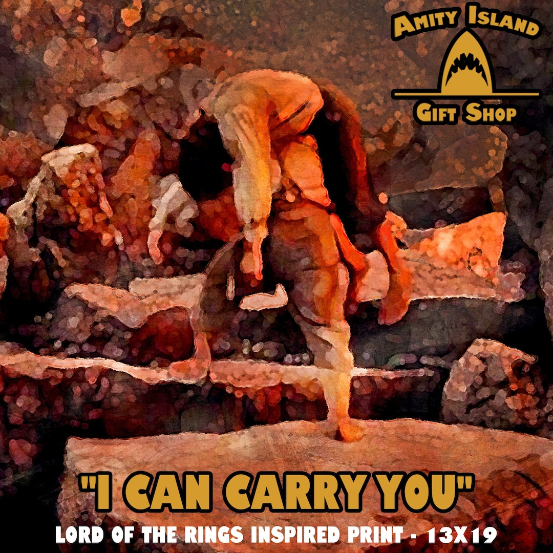 Lord of the Rings Wall Print - I Can Carry You / Return of the King ...
