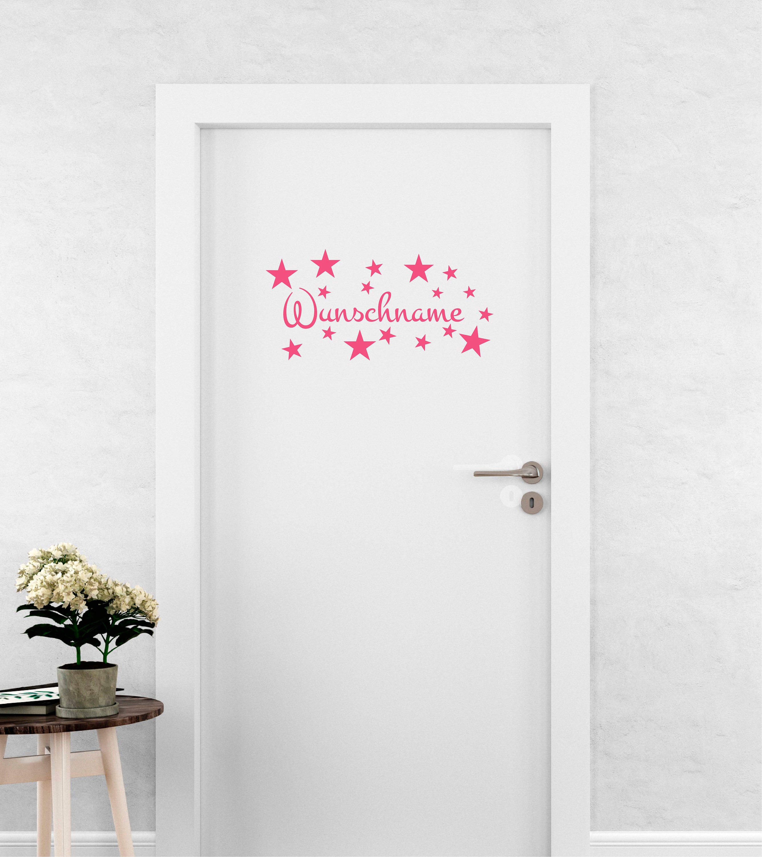 Stickers With Names and Stars Door Stickers for Children's - Etsy