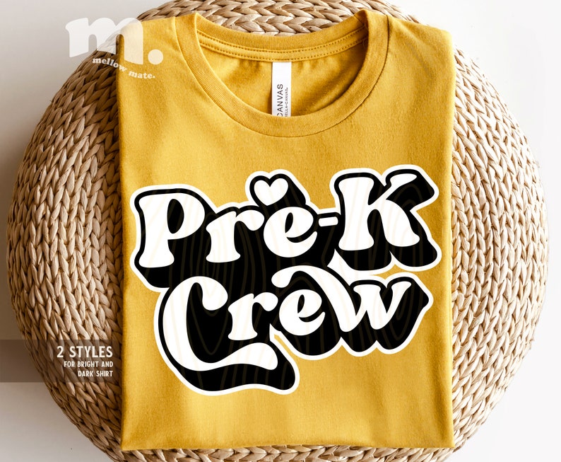 Pre K Crew Svg, Pre-k SVG, Hallo Pre K Svg, Teacher Team Shirts, Pre K ...