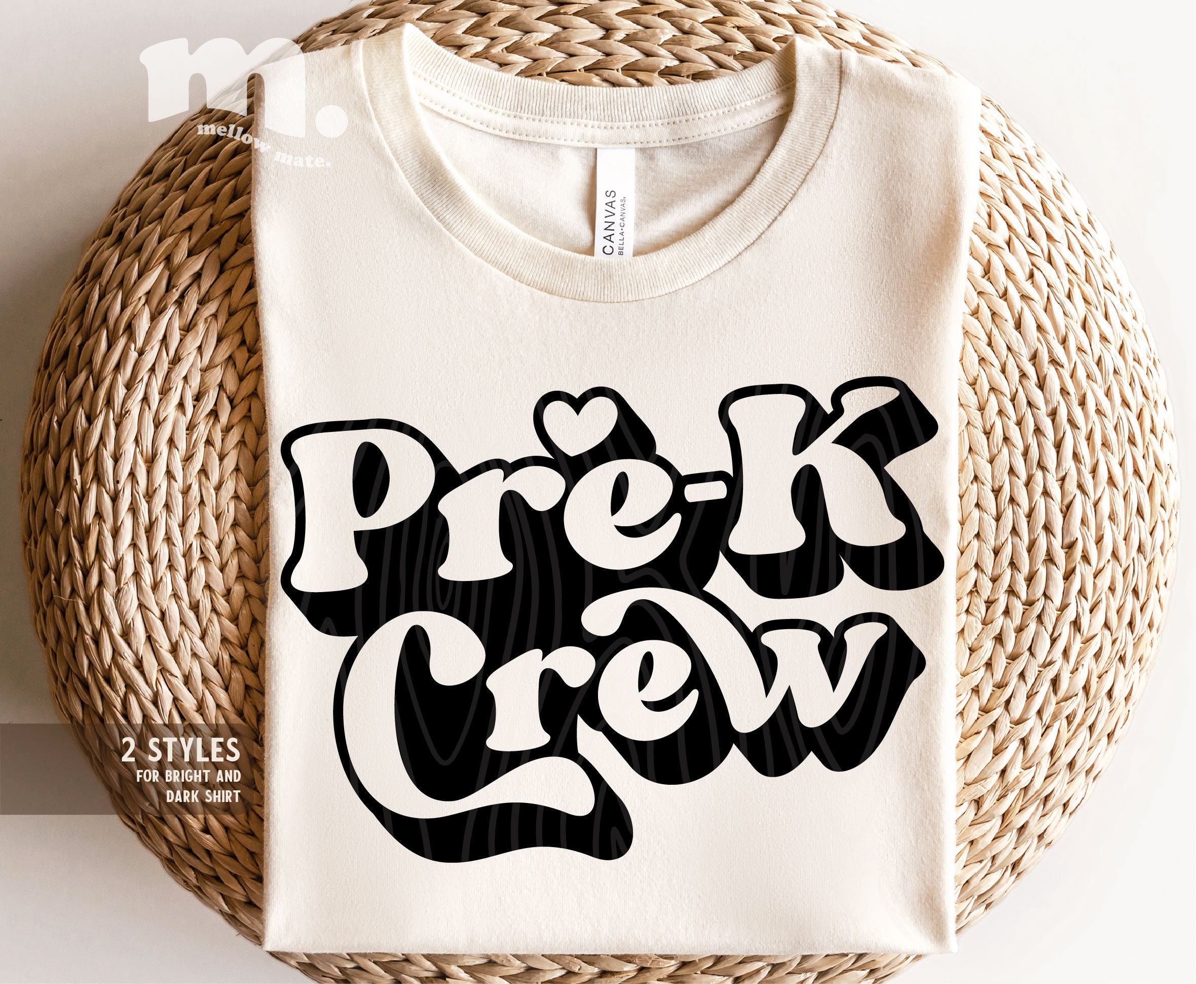 Pre K Crew Svg, Pre-k SVG, Hallo Pre K Svg, Teacher Team Shirts, Pre K ...