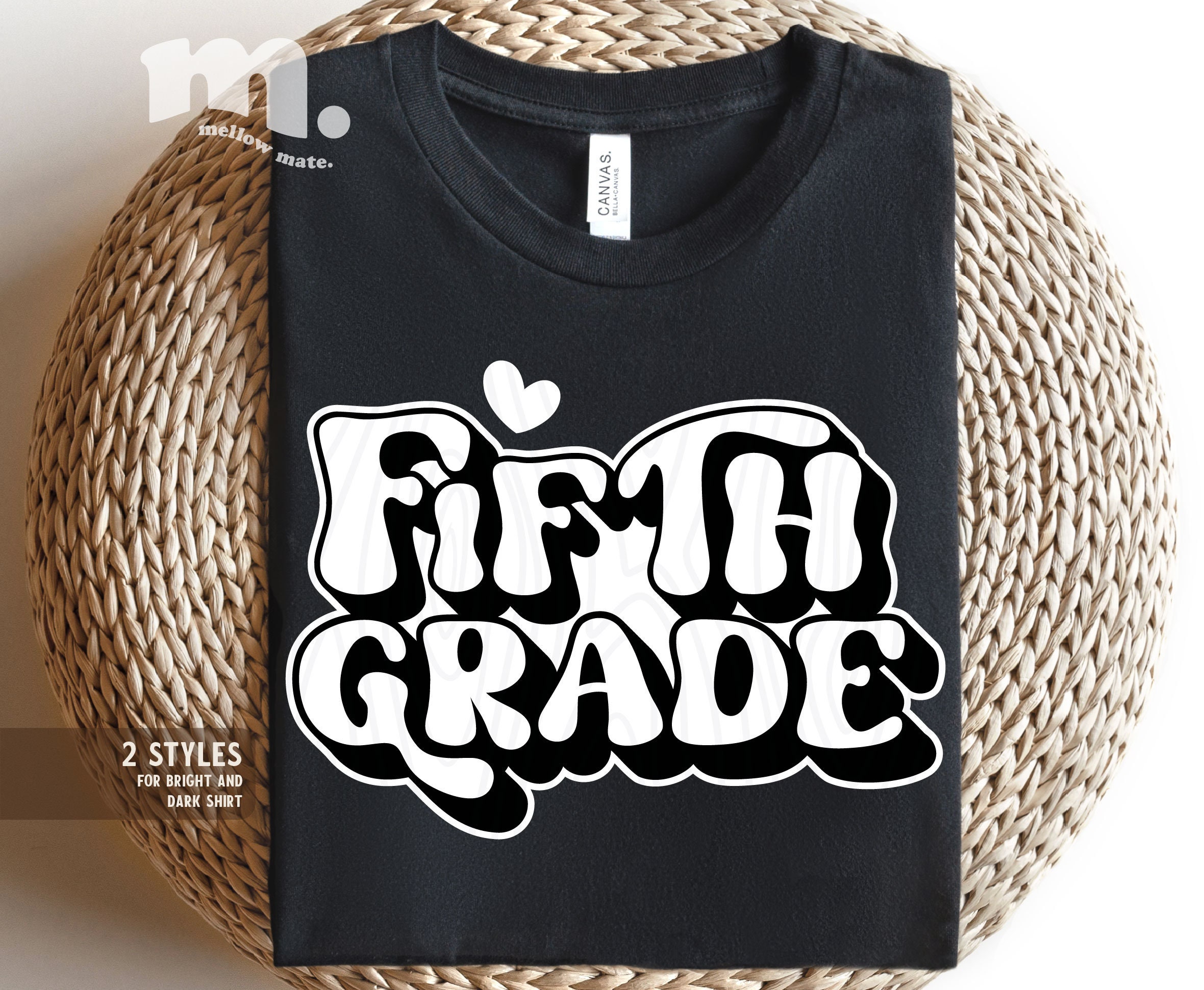 Fifth Grade SVG, 5th Grade Svg, Team Fifth Grade Svg, 5th Grade Teacher ...