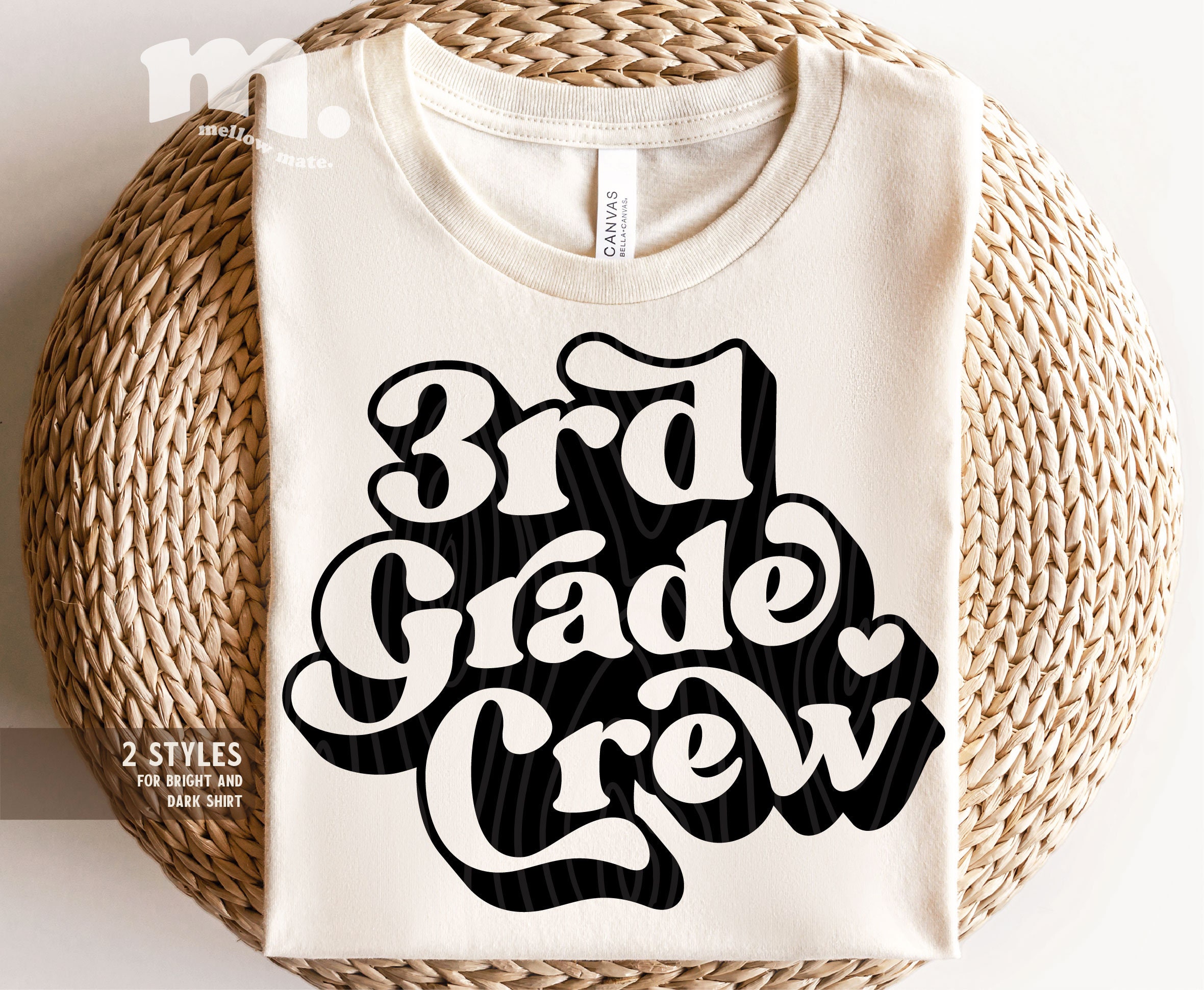 Third Grade Crew SVG, 3rd Grade Svg, Team Third Grade Svg, 3rd Grade ...
