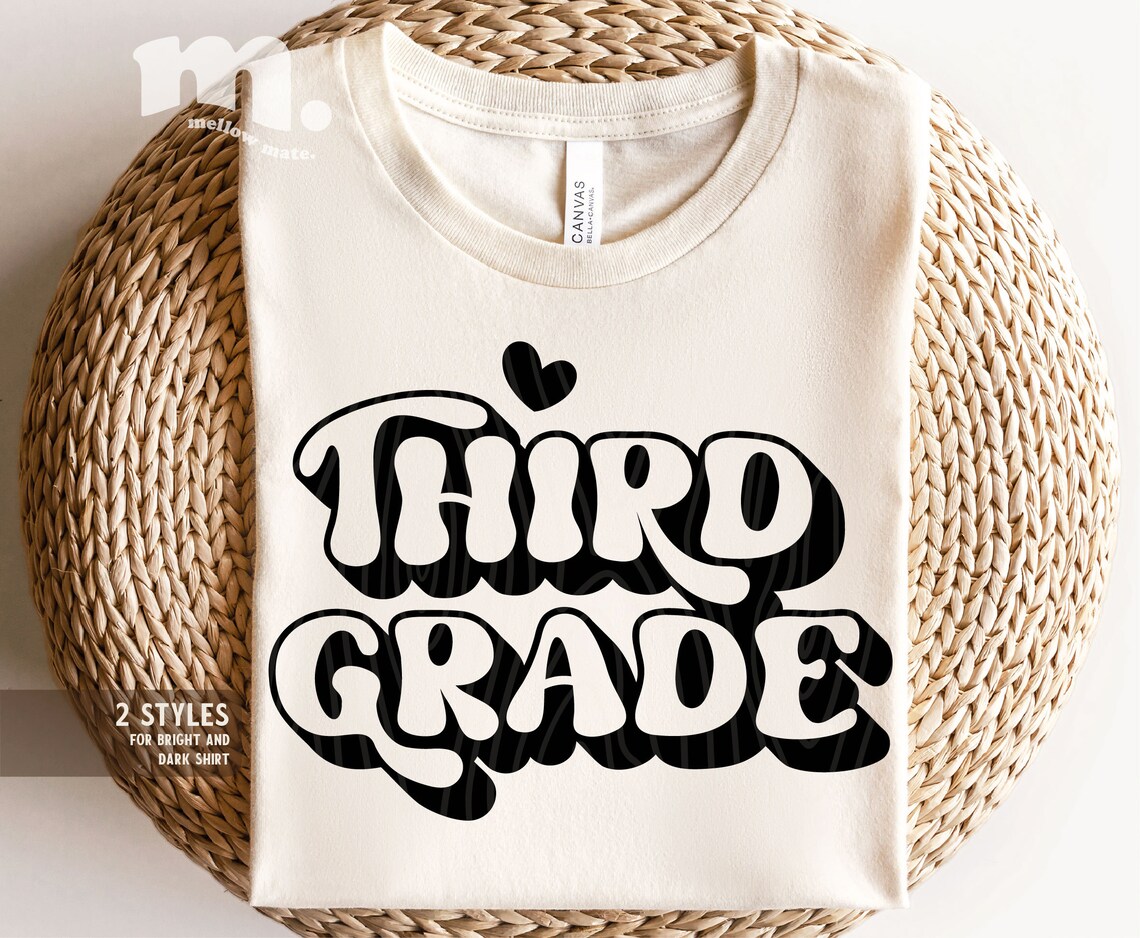 Third Grade Teacher Team SVG, School Shirts (digital Download) - Etsy