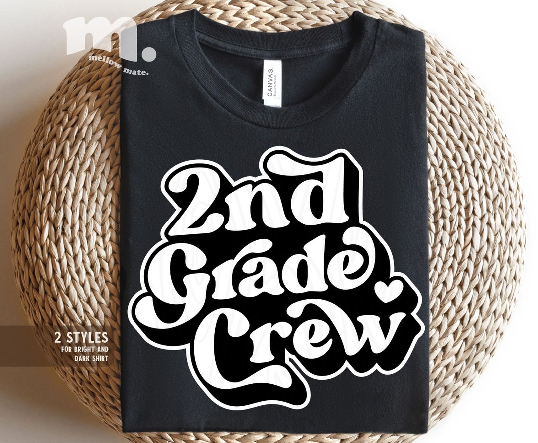 Second Grade Crew SVG, 2nd Grade Svg, Team Second Grade Svg, 2nd Grade ...