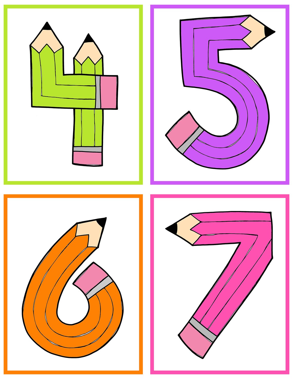 Numbers Learning Pack Preschool Kindergarten Homeschool Etsy numbers-learning-pack-preschool-kindergarten-homeschool-etsy