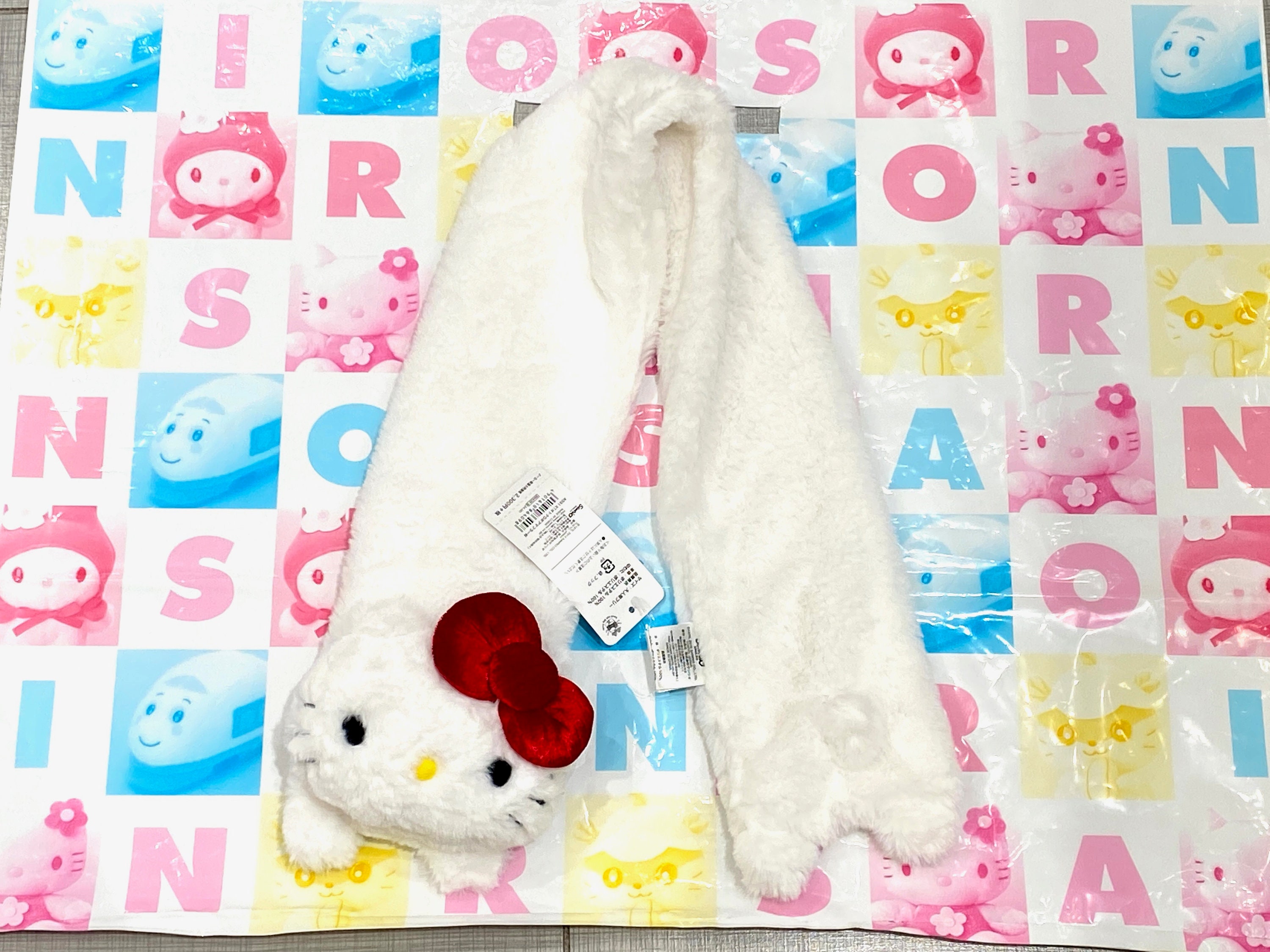 Sanrio Original Hello Kitty Cute Scarf Washable. New | Etsy