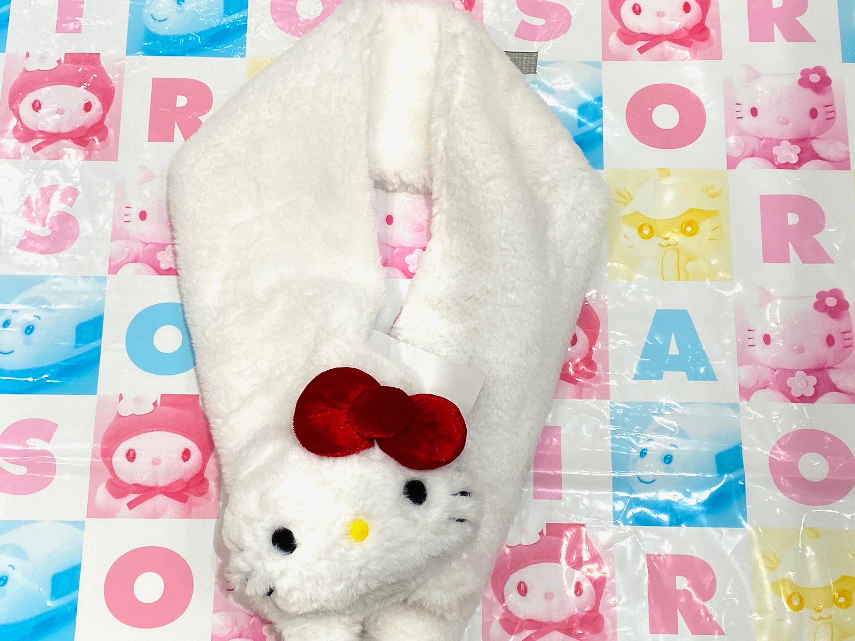Sanrio Original Hello Kitty Cute Scarf Washable. New | Etsy