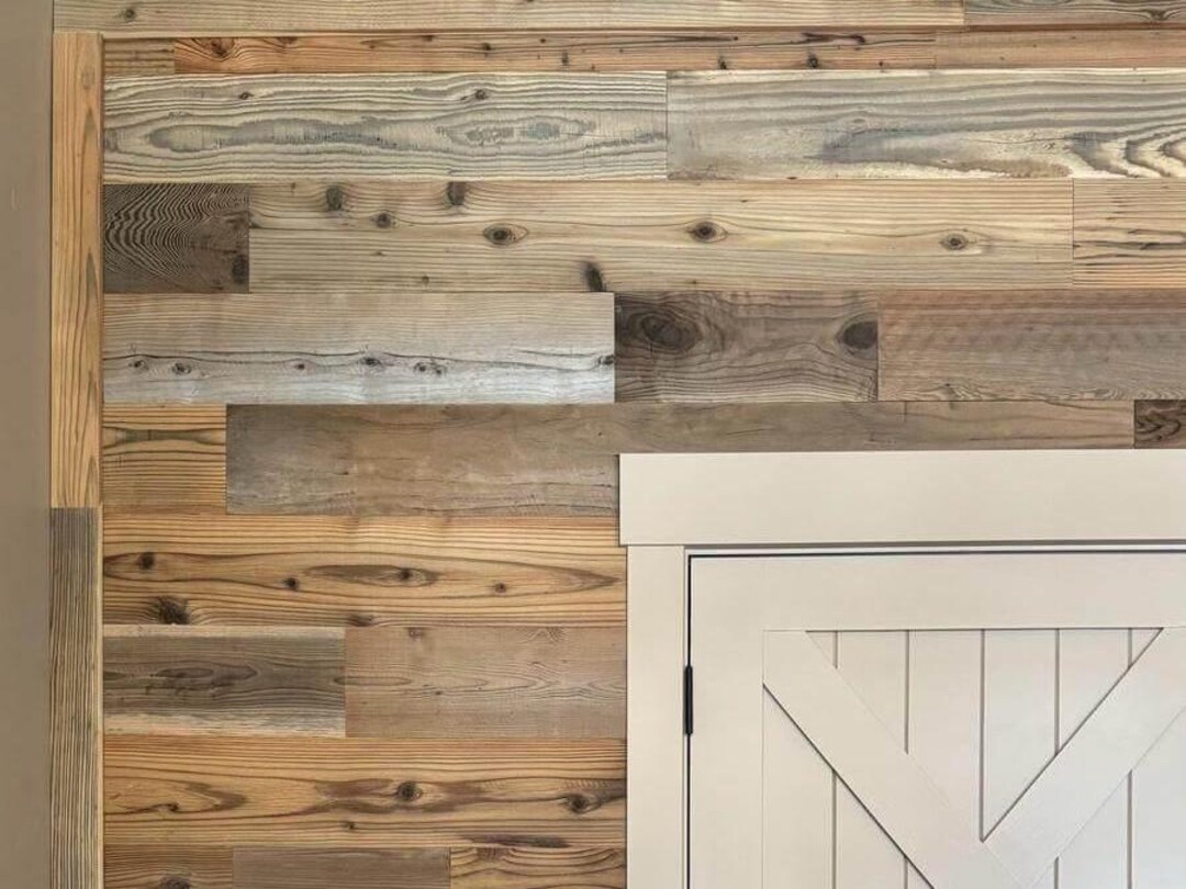 Reclaimed Redwood Barn Wood Accent Wall Paneling: Tongue & Groove ...