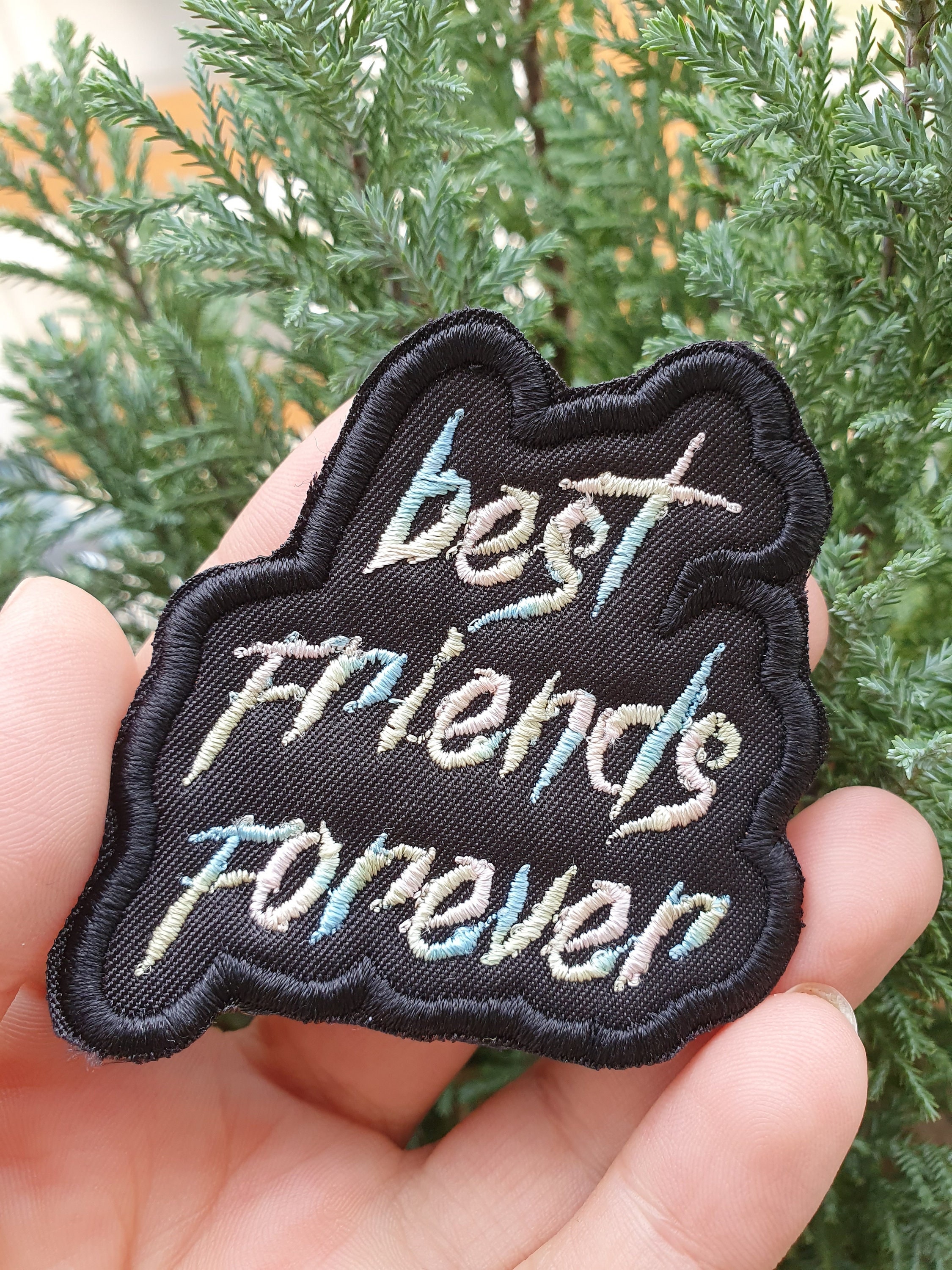 Best Friends Forever Patch, BFF Patch, Embroidered Decoration, Sew on ...