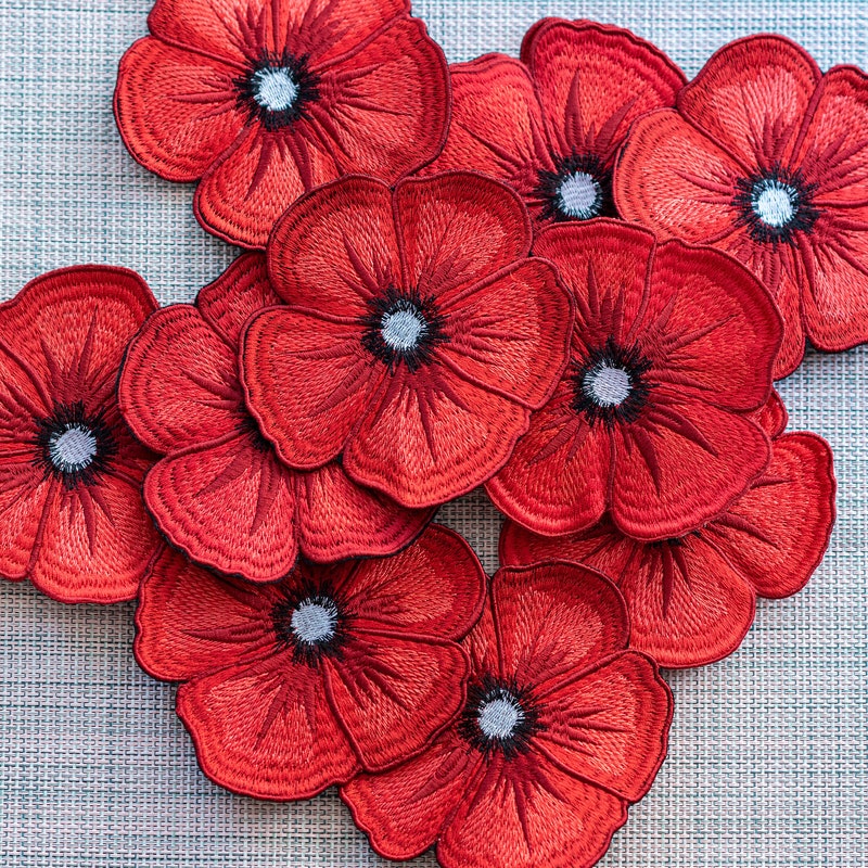 Poppy Applique - Etsy