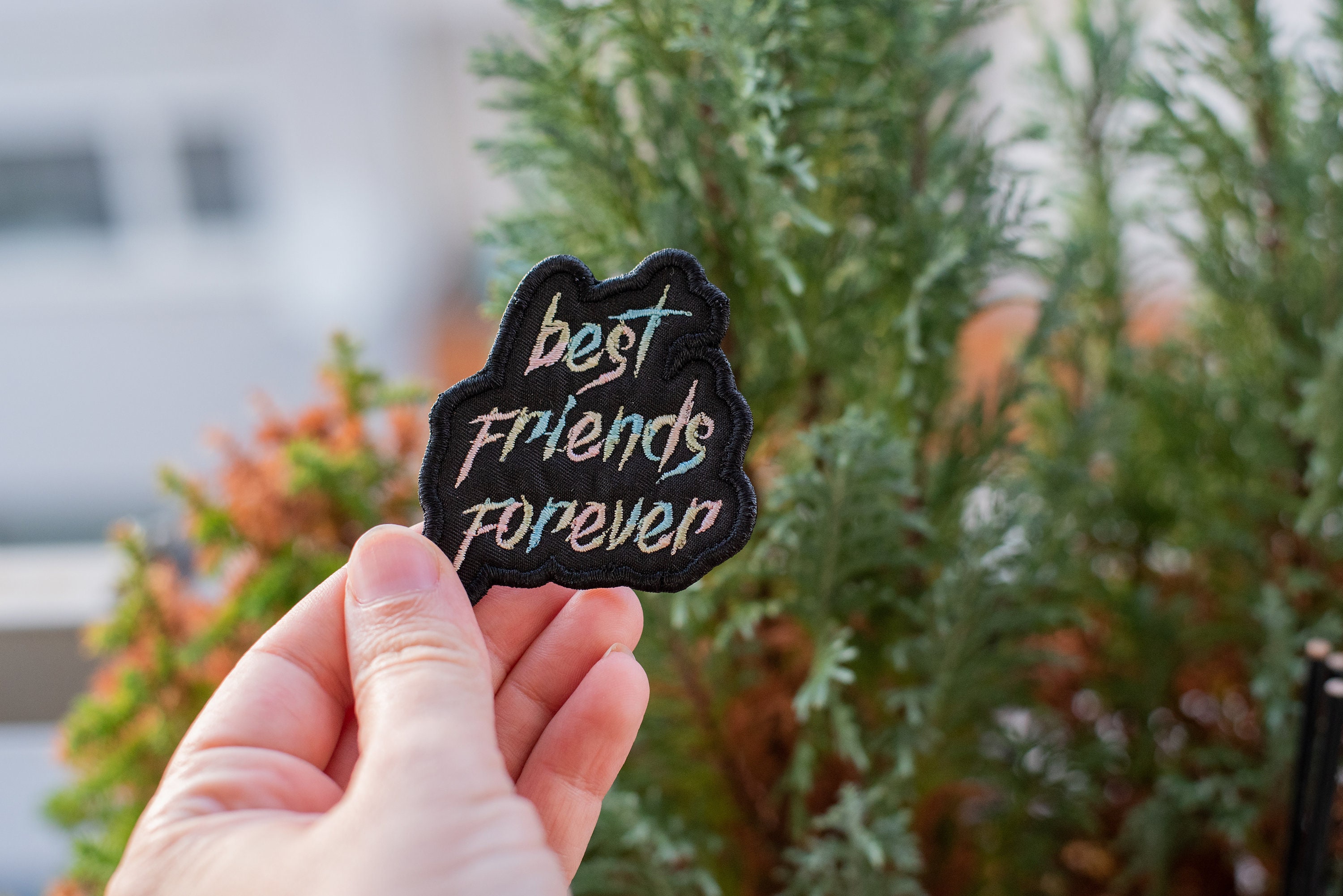 Best Friends Forever Patch BFF Patch Embroidered Decoration - Etsy