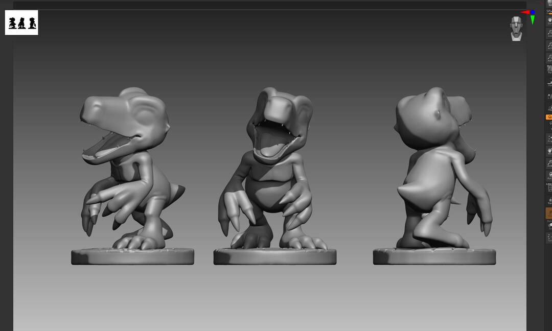 Agumon Digimon STL 3D Print Model - Etsy