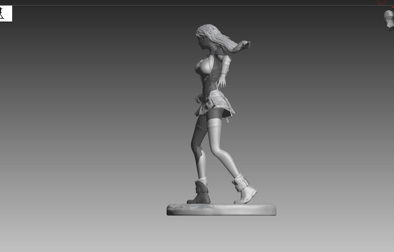 Final Fantasy 7 Tifa Lockhart STL 3D Print Model - Etsy