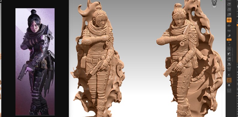 Apex Legends Wraith STL 3D Print Model - Etsy