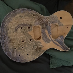 Custom Engraved and Tinted Electric Guitar or Bass. Contact With Wishes ...