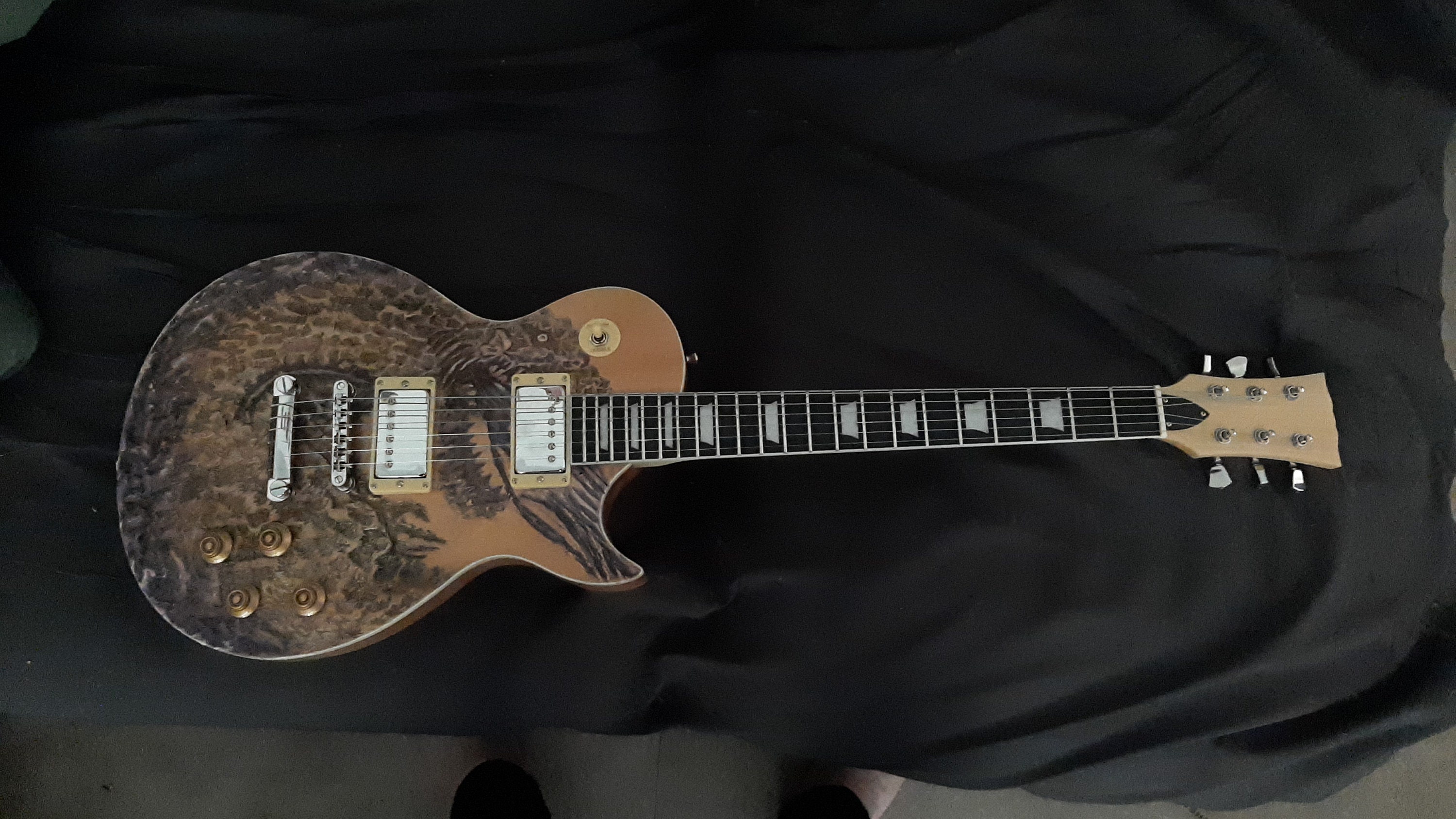 Custom Engraved and Tinted Electric Guitar or Bass. Contact With Wishes ...