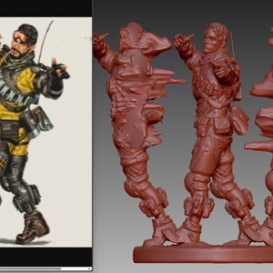 Apex Legends Mirage STL 3D Print Model - Etsy