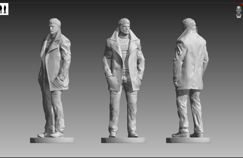 Chris Redfield Resident Evil Village STL 3D Print Model - Etsy Australia