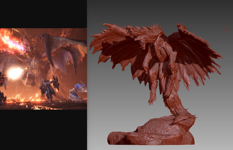 Monster Hunter Alatreon STL 3D Print Model - Etsy Australia