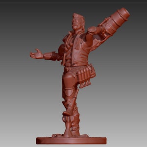 Apex Legends Fuse STL 3D Print Model - Etsy