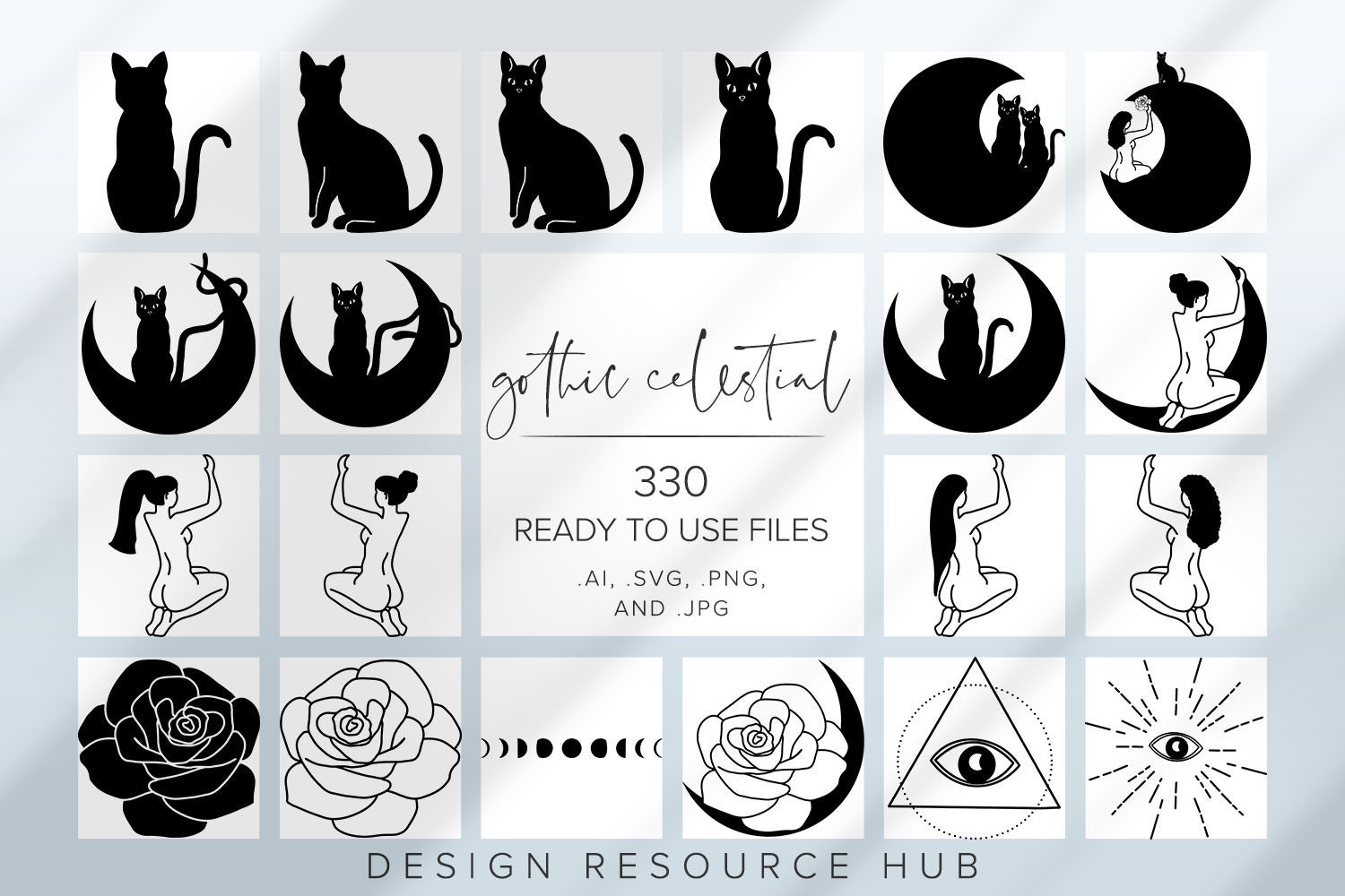 Gothic Icon Set • Website Icon Pack • SVG Icons • Social Media Icons ...