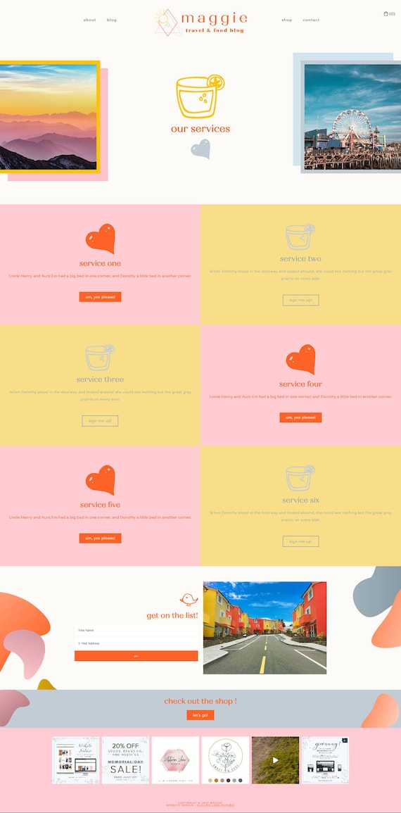 Stationery Elementor Add-On Page Pack: Maggie Professionally Designed ...