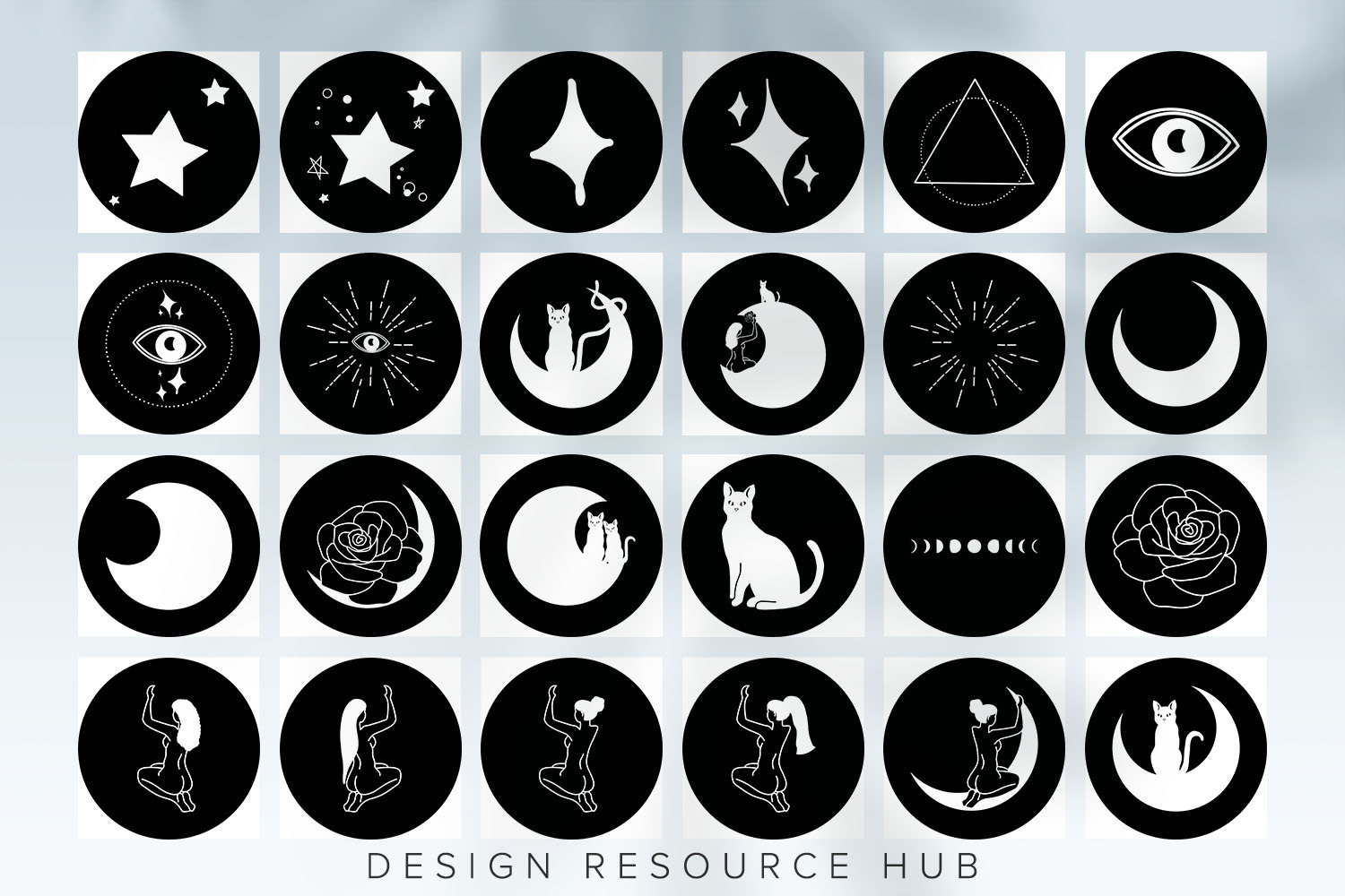 Gothic Icon Set • Website Icon Pack • SVG Icons • Social Media Icons ...