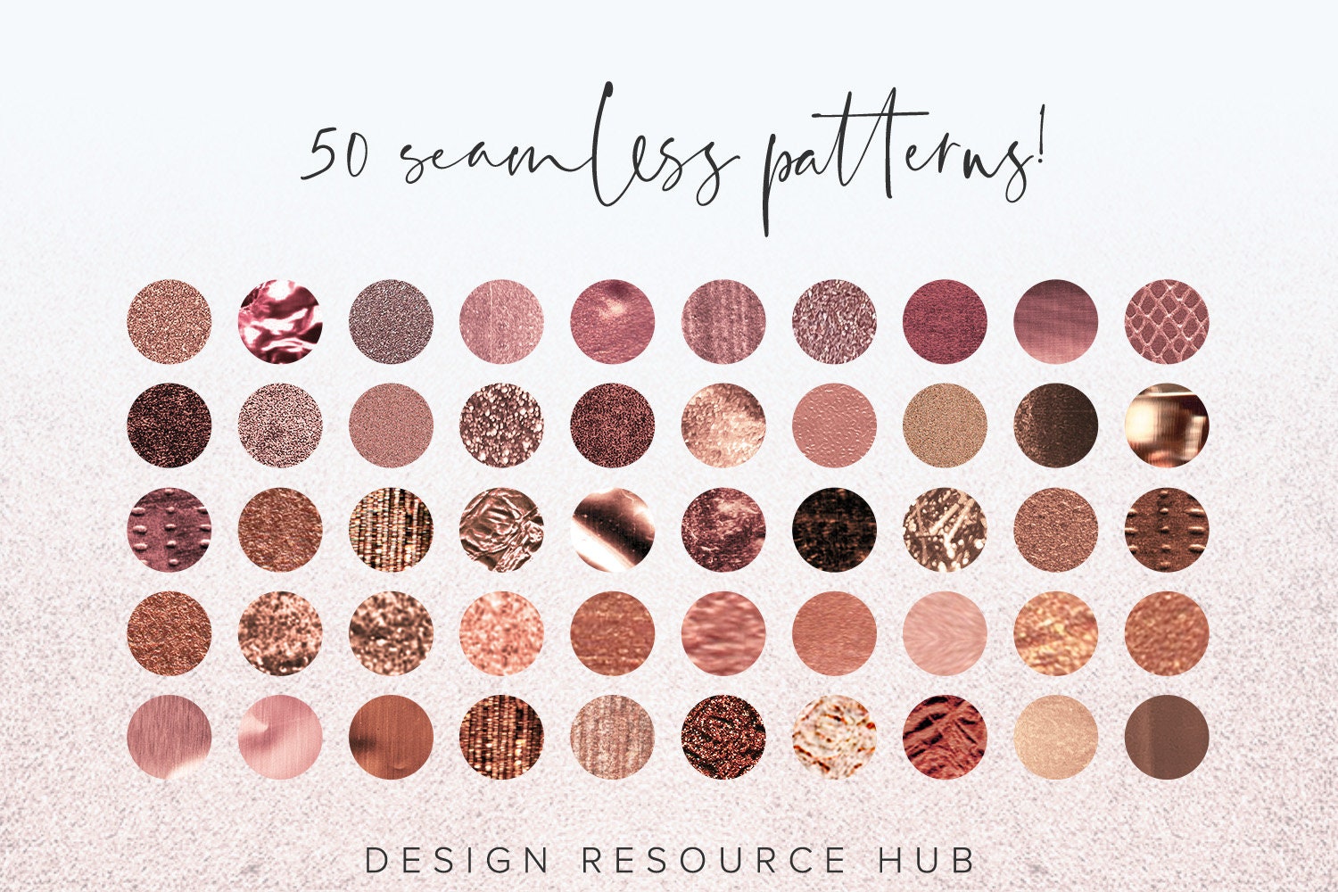Rose Gold Foil Photoshop Style Pack • One Click Layer Style Pack ...