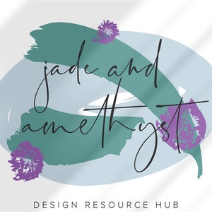 Procreate Color Palette: Jade and Amethyst • Graphic Design Resource ...