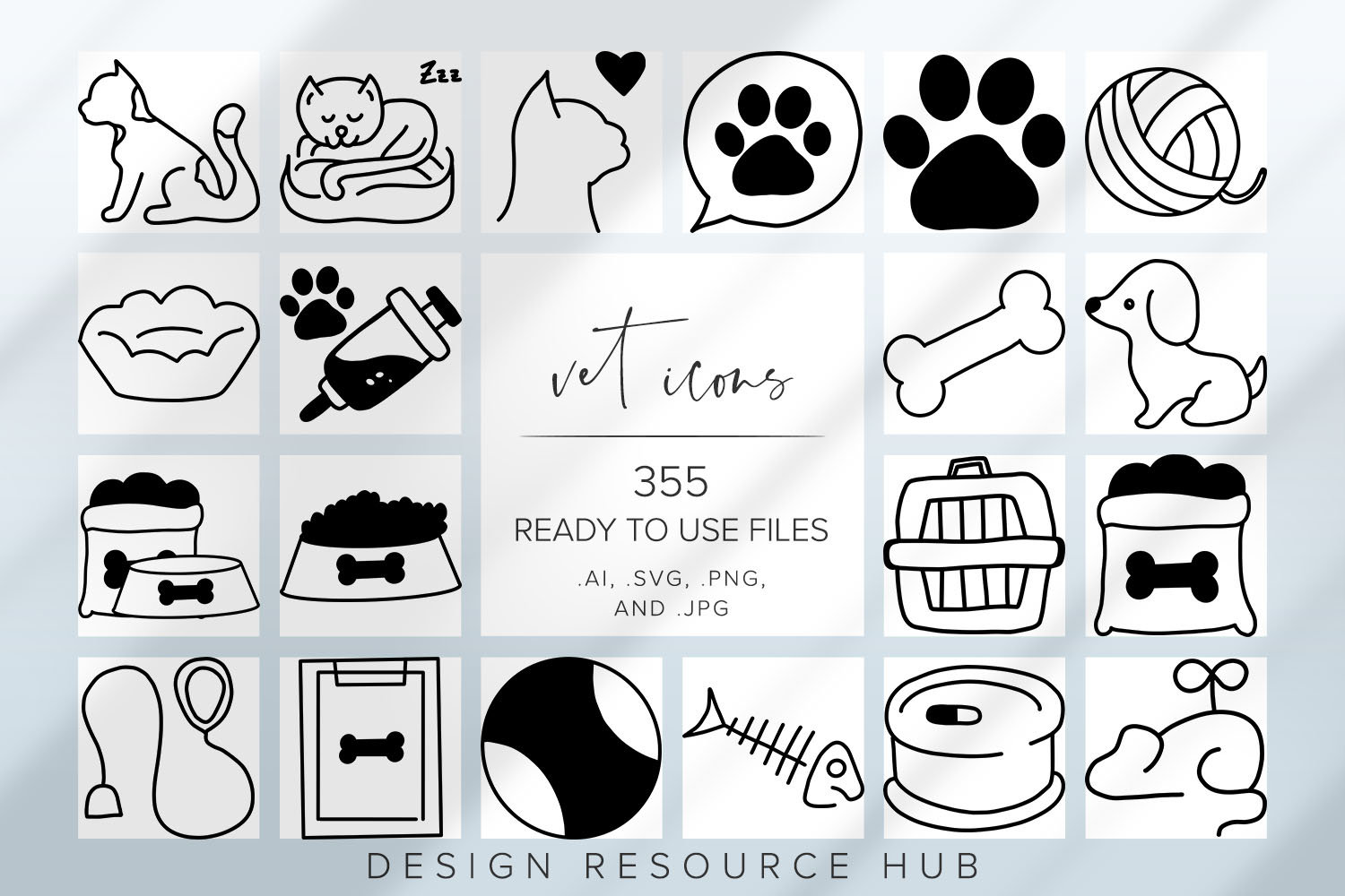 Veterinary Icon Set • Website Icon Pack • SVG Icons • Social Media ...