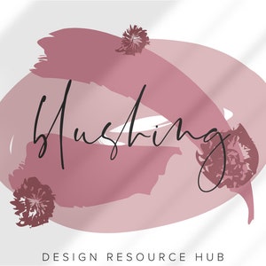 Procreate Color Palette: Blushing Graphic Design Resource | Etsy