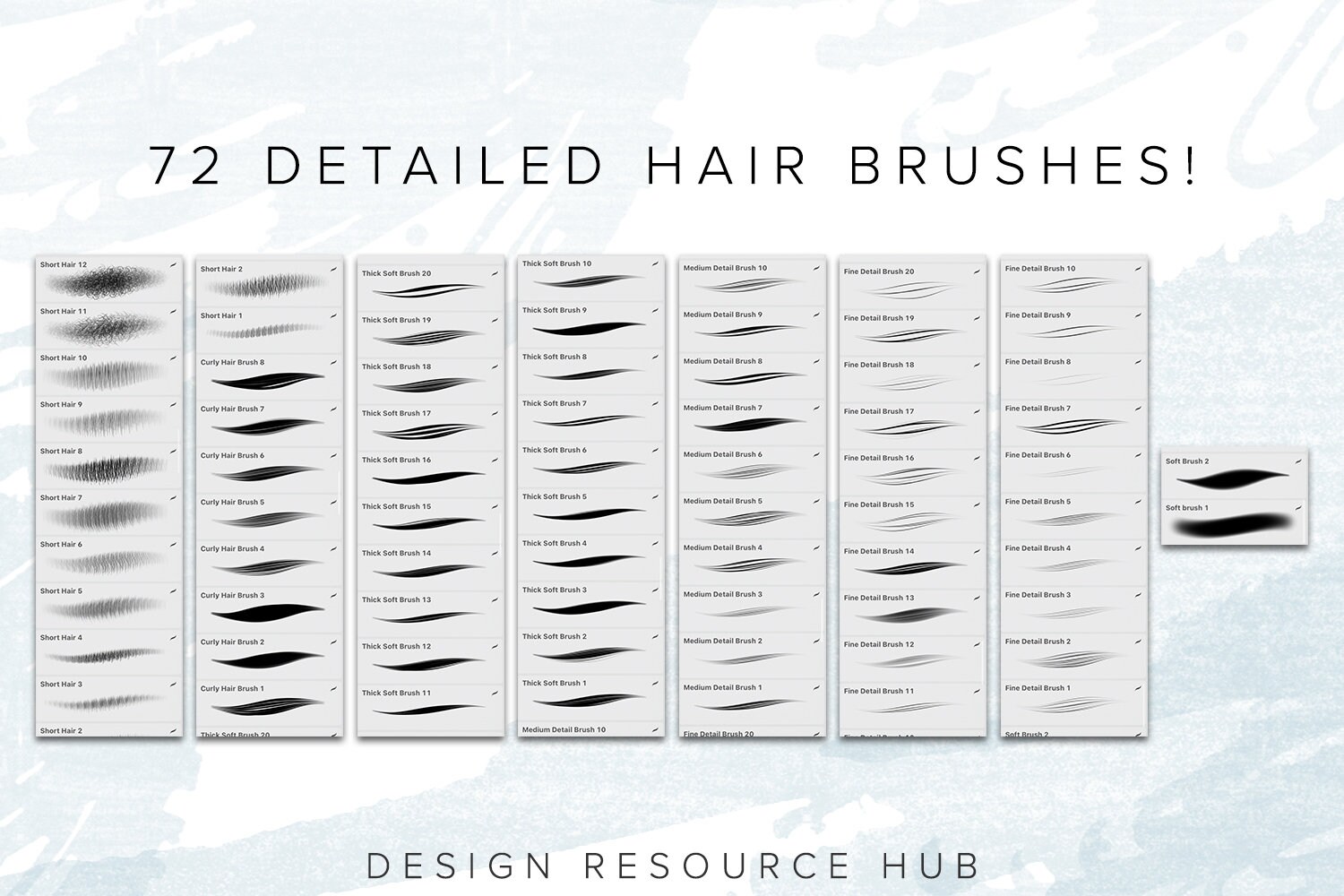 Procreate Brushes Smooth Calligraphy Brushes Procreate Brush Set ...