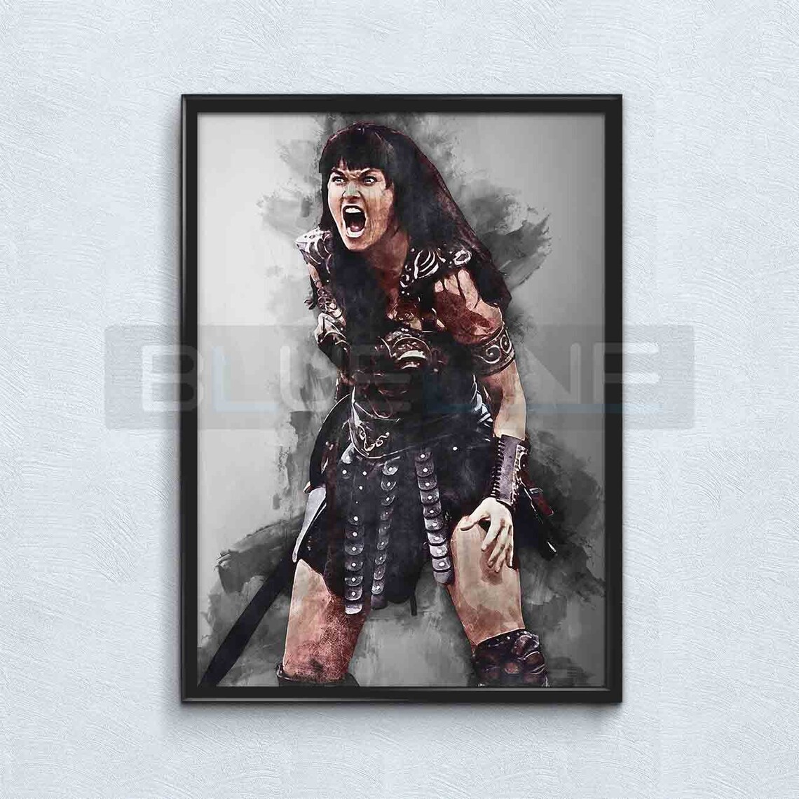 Xena poster Xena print Warrior Princess art print home decror | Etsy
