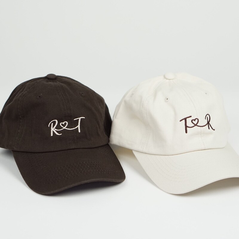 Hat With Initials - Etsy